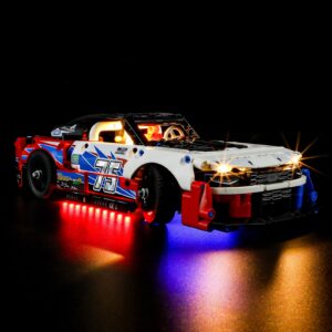 briksmax led lighting kit for lego-42153 nascar next gen chevrolet camaro zl1 - compatible with lego technic building blocks model- not include lego set