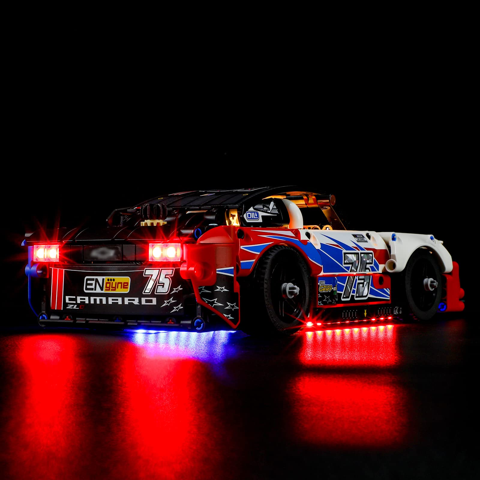 BRIKSMAX Led Lighting Kit for LEGO-42153 NASCAR Next Gen Chevrolet Camaro ZL1 - Compatible with Lego Technic Building Blocks Model- Not Include Lego Set