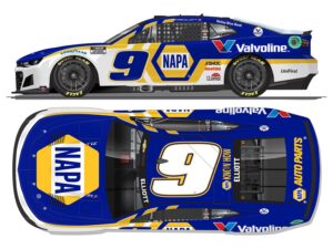 lionel racing chase elliott 2022 napa val diecast car 1:64 scale