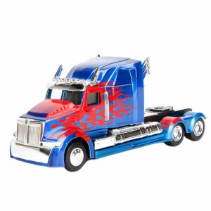 jada 1:32 metals transformers - optimus prime western star 5700 xe phantom diecast model car