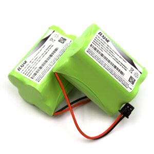 elxjar (2-Pack) 4.8V Battery Pack Replacement for Uniden Bearcat SPORTCAT BP-120 BP-150 BP-180 BP-250 BC245XLT, BBTY0356001 NASCAR SPORTCAT SC140 / SC140B / SC150 / SC150B / SC150Y / SC180 / SC180B