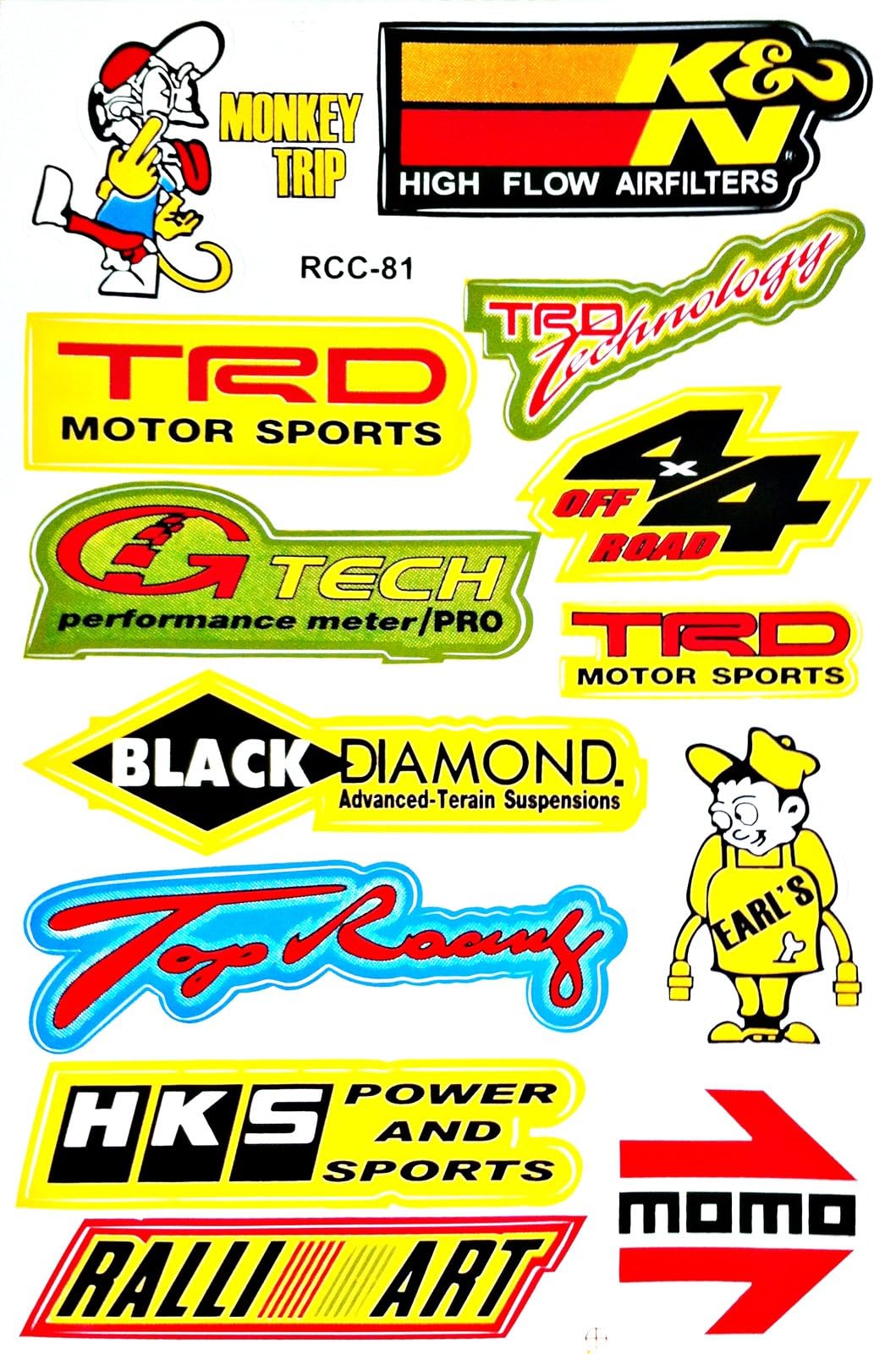 Cars Motorsport Nos Gulf Hot Rod Nascar Drag Racing Lot 6 Vinyl Graphic Decals Stickers D6094