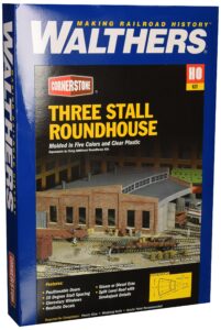 walthers cornerstone ho scale model roundhouse, 8