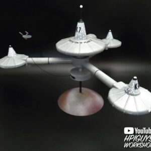 AMT Star Trek K-7 Space Station 1:7600 Scale Model Kit