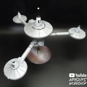 AMT Star Trek K-7 Space Station 1:7600 Scale Model Kit