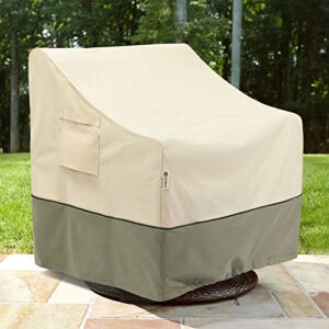 COSFLY Outdoor Furniture Patio Chair Covers Waterproof Clearance, Lounge Deep Seat Cover, Lawn Furnitures Covers Fits up to 31.5W x 33.5D x 36H inches(2 Pack)