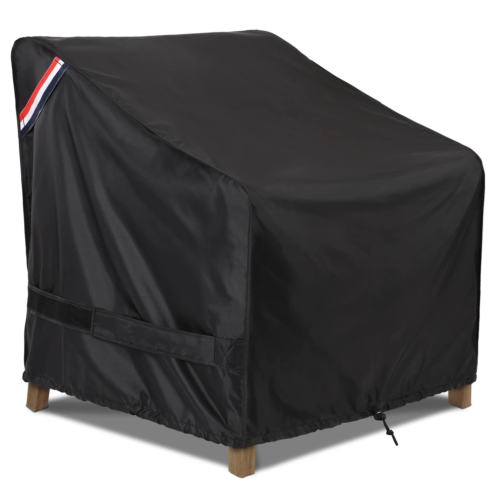 KylinLucky Patio Chair Covers Outdoor Furniture Covers Waterproof Fits up to 32W X 37D x 36H inches Black 1 Pack