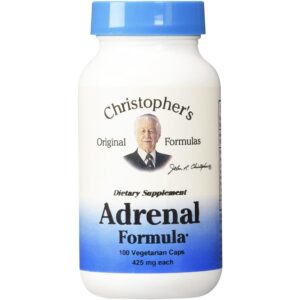 dr. christopher's adrenal formula for stress support - adrenal support supplements - natural cortisol manager