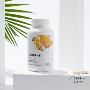 THORNE Pancreatic Enzymes (Formerly Dipan-9) - Pancreatic Enzymes for Digestive Support and Nutrient Absorption - 180 Capsules - 90 Servings