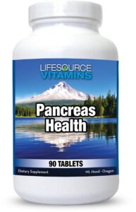 lifesource vitamins pancreas health-18 all natural synergistic ingredients for pancreas health & support