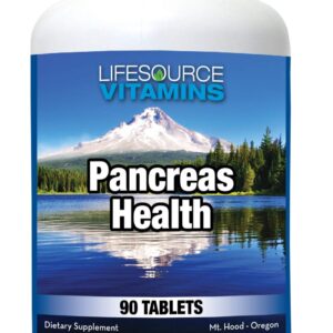 LifeSource Vitamins Pancreas Health-18 All Natural Synergistic Ingredients for Pancreas Health & Support