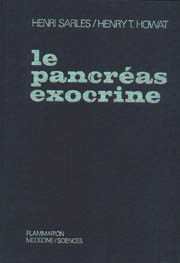 le pancréas exocrine