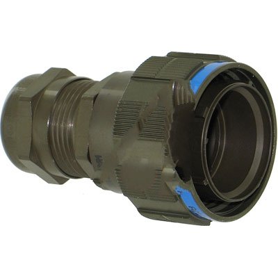 Amphenol PCD RJFTVX6MG ATEX ZONE 2 THREADED PLUG WITH METAL GLAND; OLIVE DRAB CADMIUM