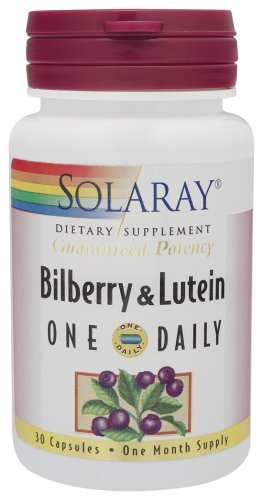 Solaray Bilberry & Lutein, 30 capsules