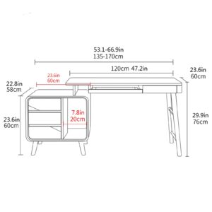 BinOxy Computer Desk/Writing Desk Stable Wooden Desktop PC Desk with Lockers, Drawers and Keyboard Tray Modern Home Working Study Table Scalable Study Room Workstation PC Table Study Table