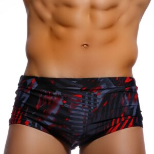 taddlee men swimwear traditional cut swimsuits swim bikini board shorts trunks (l,xf12)