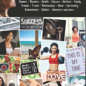 Vision Board Clip Art Magazine for Black Women: 200 Pictures, Quotes and Affirmations to Create Powerful and Meaningful Vision Boards | Cut & Paste Picture Book to Manifest and Attract your Dream Life