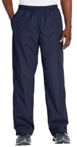 sport-tek wind pant, true navy, large