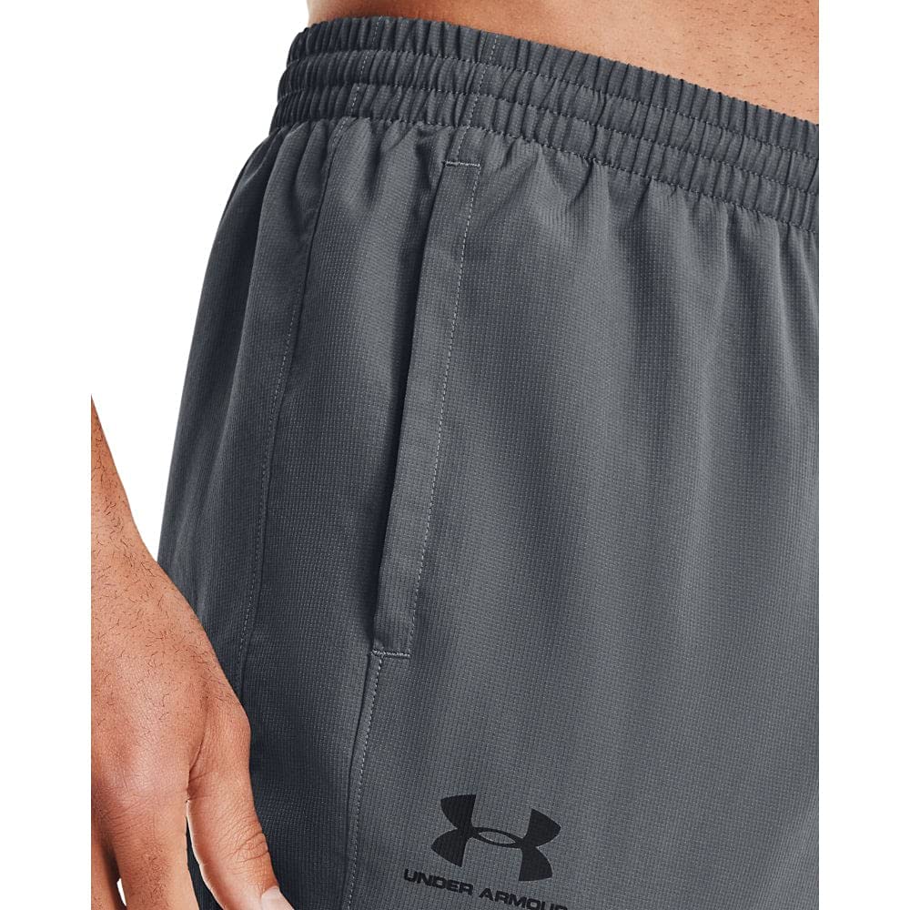 Under Armour Men's Woven Vital Workout Pants , Pitch Gray (012)/Black, X-Large Tall