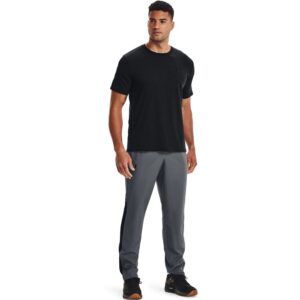 Under Armour Men's Woven Vital Workout Pants , Pitch Gray (012)/Black, X-Large Tall