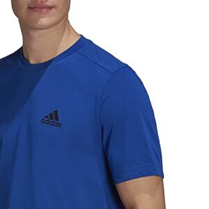 adidas mens FR Tee Team Royal Blue/Black Medium