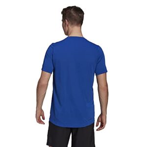 adidas mens FR Tee Team Royal Blue/Black Medium