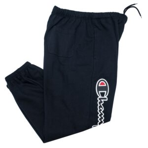 champion sweatpants for men big and tall cotton fleece joggers black xlt