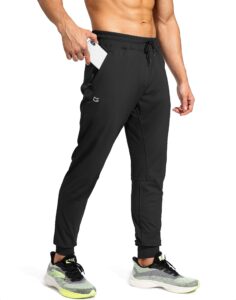 g gradual men's sweatpants with zipper pockets athletic pants traning track pants joggers for men soccer, running, workout(black,xl)