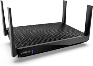 linksys hydra pro mesh wifi 6e router | connect 55+ devices | up to 2,700 sq ft | speeds of up to 5.4 gbps (axe6000) | tri-band | mr7500 | new version