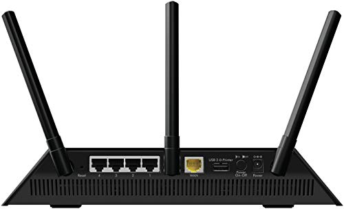 Netgear R6400 Dual-band (2.4 GHz / 5 GHz) Gigabit Ethernet Black wireless router