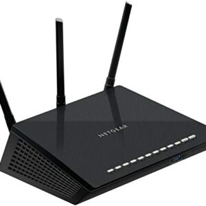 Netgear R6400 Dual-band (2.4 GHz / 5 GHz) Gigabit Ethernet Black wireless router