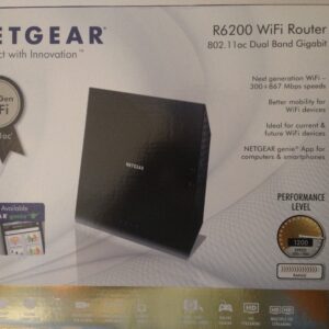 NETGEAR R6200 WiFi Router - Wireless Router - 4-Port-Switch