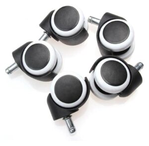 casters swivel casters heavy duty 5 pcs office home chair sofa swivel casters mute wheel swivel rubber protect wooden floor casters wheels workbench