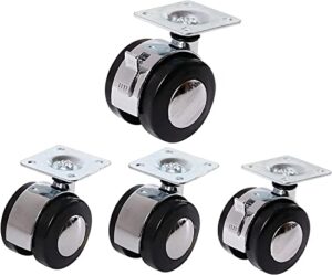 furniture castors,swivel caster wheels,caster wheel 40mm,moving castor wheels,furniture replacement caster,industrial caster for diy,load-bearing 100kg,40mm-4swivel (color : 4brake, size : 50mm) (