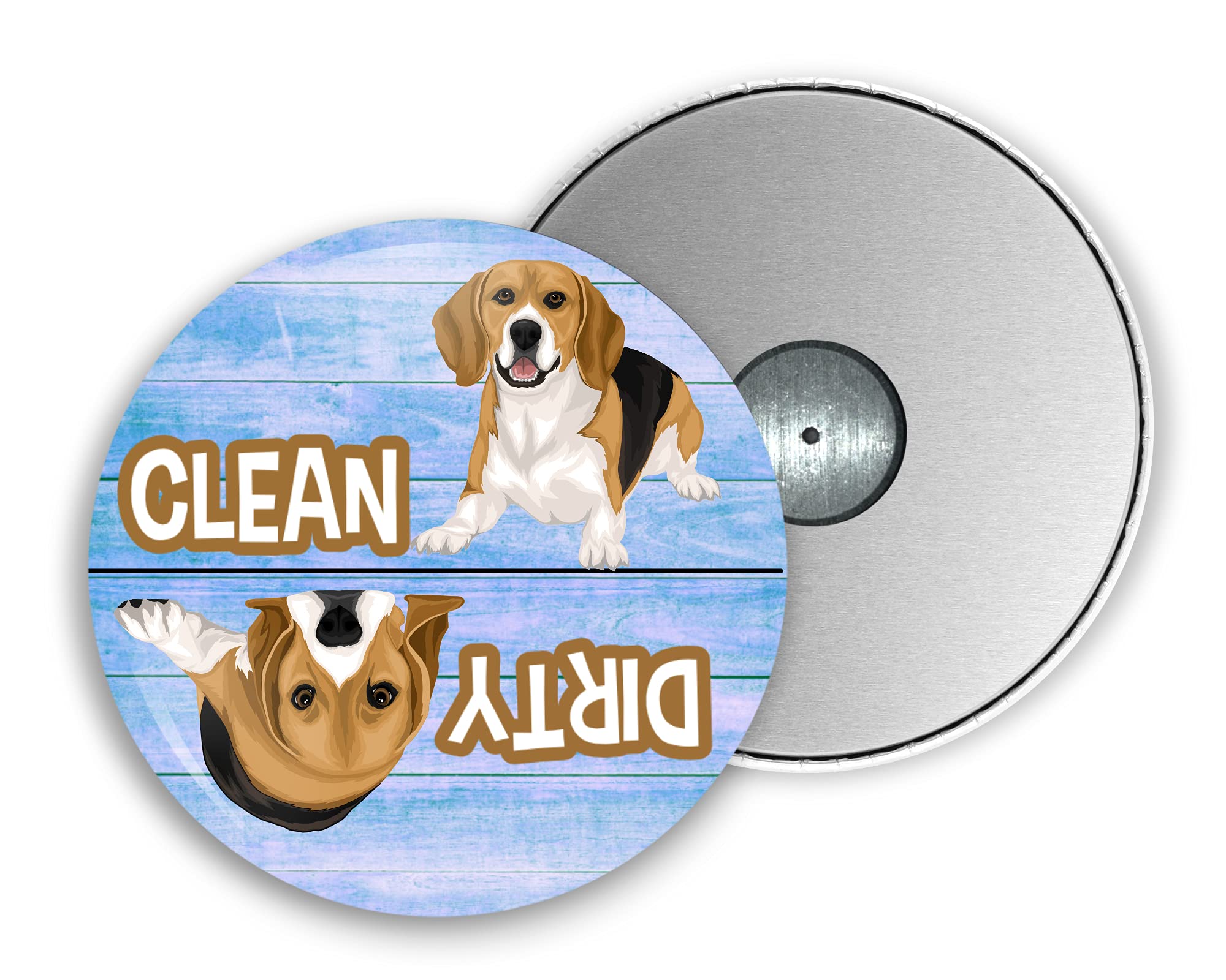 Beagle Clean Dirty Dishwasher Magnet