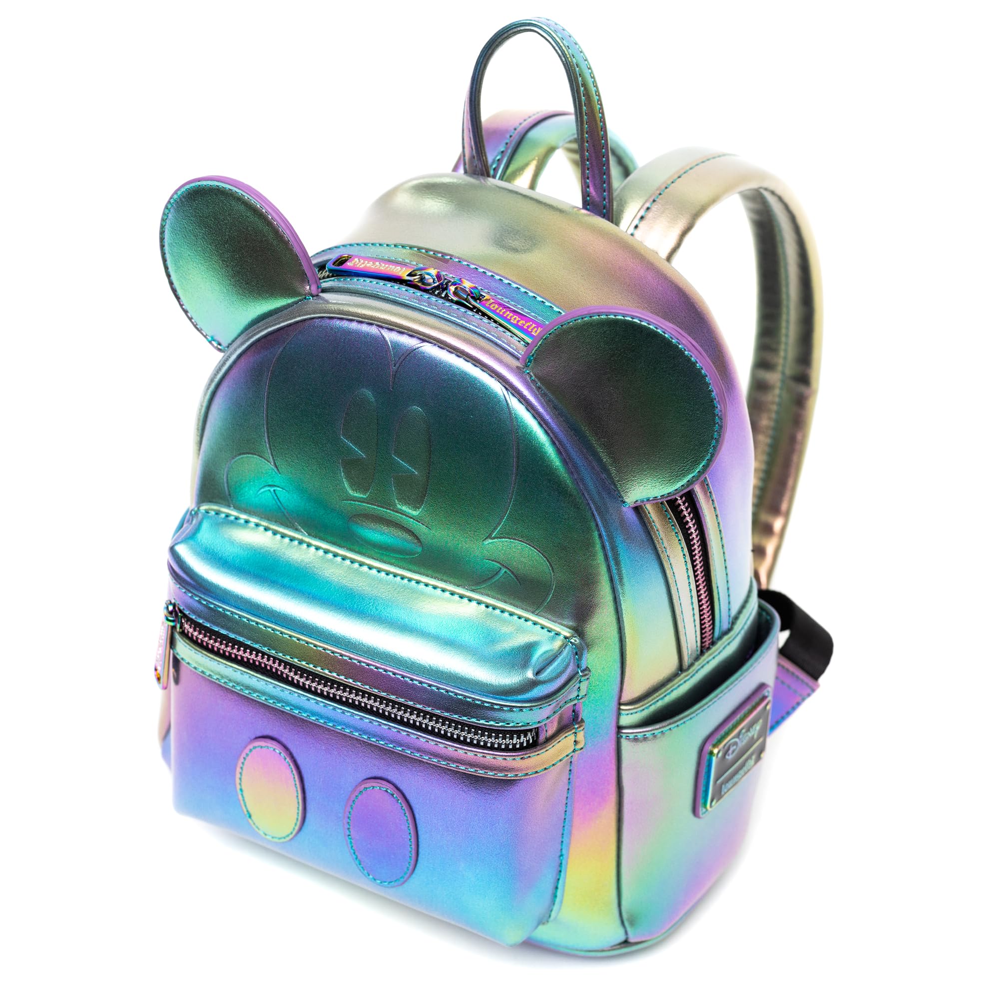 Loungefly Disney Oil Slick Mickey Mouse Mini Backpack, True Original