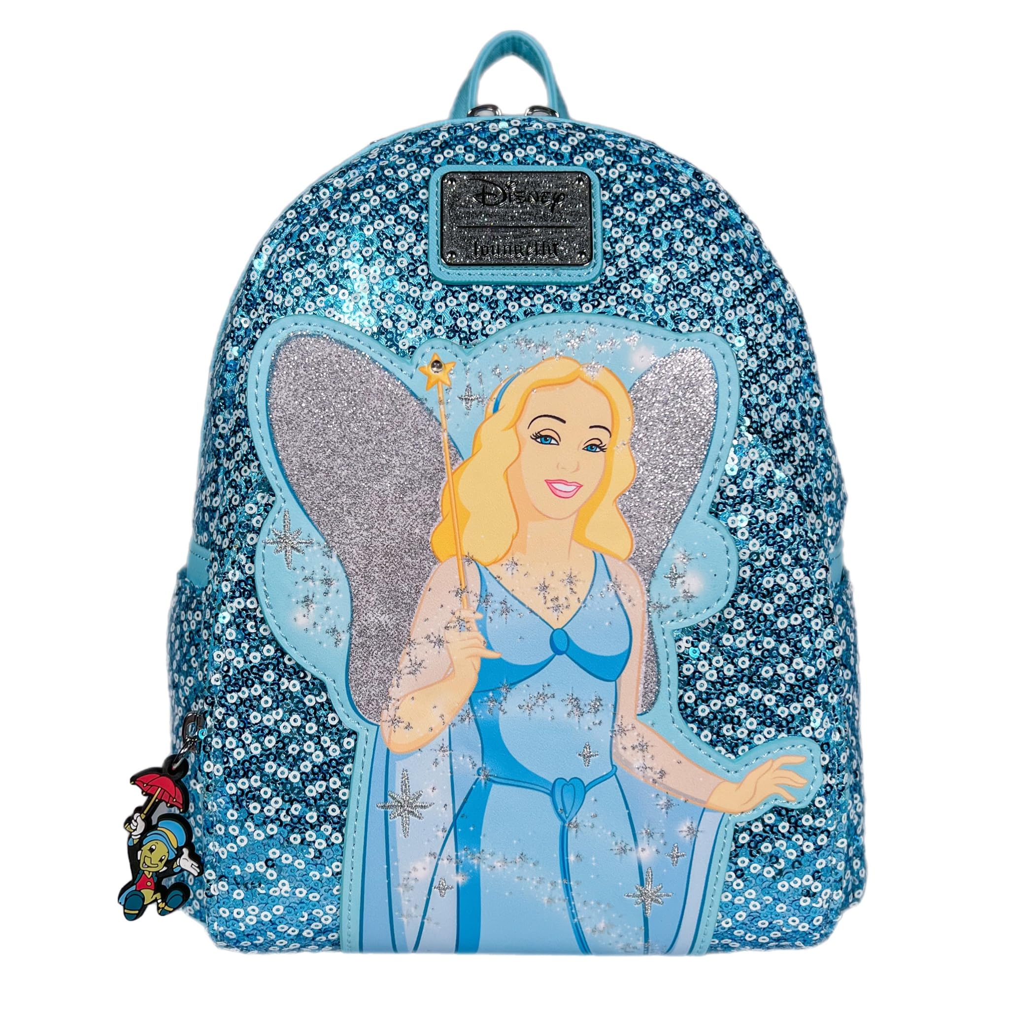 Loungefly Pinocchio's Blue Fairy Sequin Mini Backpack