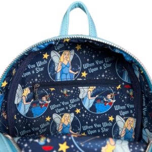 Loungefly Pinocchio's Blue Fairy Sequin Mini Backpack