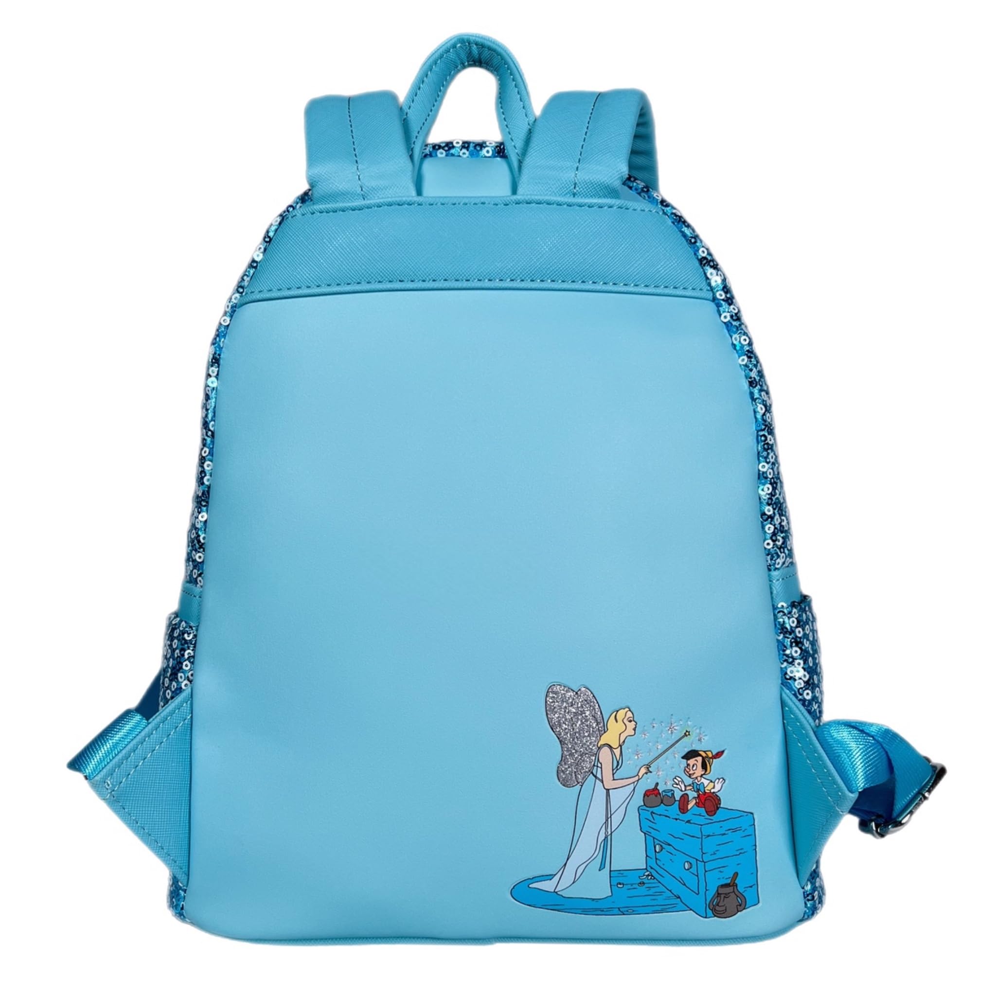 Loungefly Pinocchio's Blue Fairy Sequin Mini Backpack