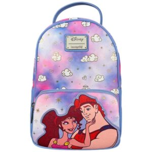 loungefly hercules and meg mini backpack double shoulder bag disney exclusive