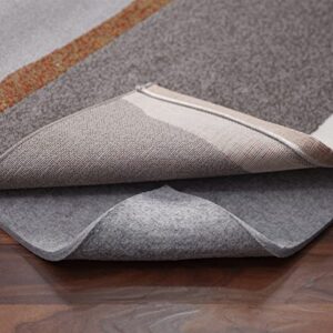 non slip rug pad rug gripper - 2x3 feet 1/4” extra thick felt under rug for area rugs and hardwood floors,super cushioned carpet non skid padding