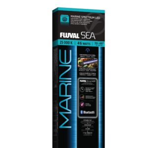 fluval sea marine 3.0 led aquarium lighting for coral growth, 46 watts, 36-46 inches