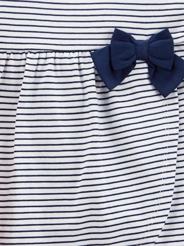 Simple Joys by Carter's Girls' 3-Piece Playwear Set, Navy Stripe/Cherry/Peach, 3T