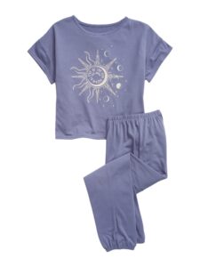 gap girls jogger sleep set larkspur 4