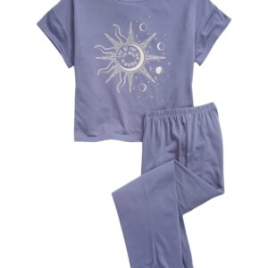 GAP Girls Jogger Sleep Set LARKSPUR 4