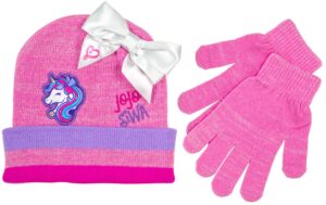 nickelodeon jojo siwa girls hat and glove winter set [4014]