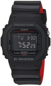 casio men's dw-5600hr-1cr g shock digital display quartz black watch