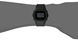 CASIO G Shock Quartz Watch with Resin Strap, Black, 30 (Model: DW-5600BB-1CR)