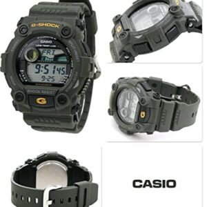 Casio Men's G-7900-3DR G-Shock Green Resin Digital Dial Watch