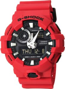 casio ga-700 red one size